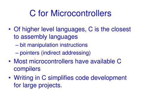 Ppt Unit 3 Embedded ‘c Programming Powerpoint Presentation Free Download Id3656585