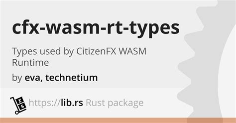 Cfx Wasm Rt Types — Webassembly在rust中的实现 Librs
