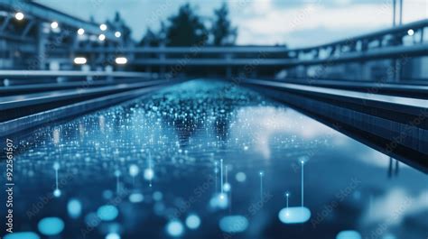 Smart Leak Detection Sustainable Water Management Digital Drop Leakage Water Pipeline