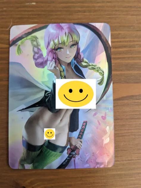 Mitsuri Kanroji Demon Slayer Waifu Doujin Sexy Adult Foil Card Picclick Ca
