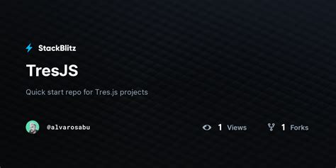 Tresjs Stackblitz