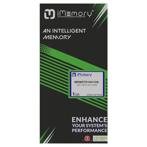 Imemory Ddr 1gb 400 Desktop Ram At ₹ 800 Piece डीडीआर मेमोरी In New Delhi Id 23226233973