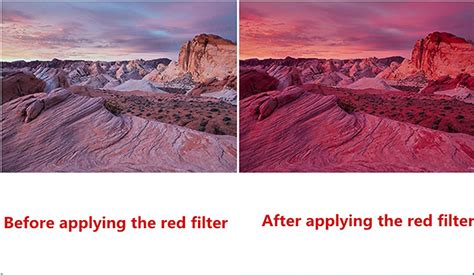 52mm Red Color Filter Circular Screw In Filter For Enhanced