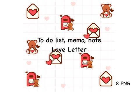 To Do List Memo Note Love Letter Graphic By SPsweet Creative Fabrica