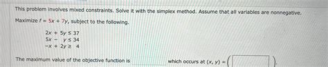 Answered This Problem Involves Mixed Constraints Solve It With The Kunduz