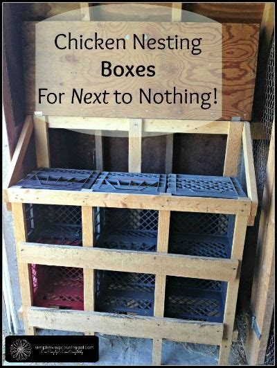 How To Make Your Own Milk Crate Nesting Boxes For Next To Nothing