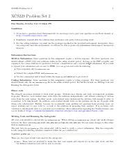 PS Pdf XCS Problem Set XCS Problem Set Due Sunday October At Pm PT