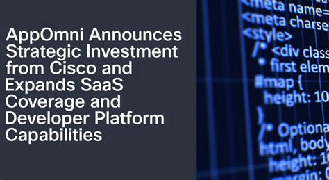 Cisco Investments On Linkedin Appomni The Rosetta Stone Of Saas Security