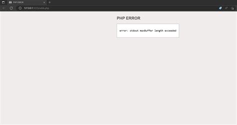 Error Stdout Maxbuffer Length Exceeded · Issue 96 · Yandeufive