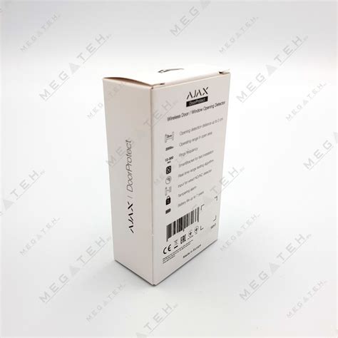 AJAX DoorProtect White Wireless Opening Detector That Notifies Of A Broken Door Or Window