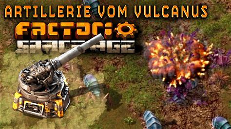 Artillerie Von Vulcanus Im Factorio Space Age Dlc Youtube