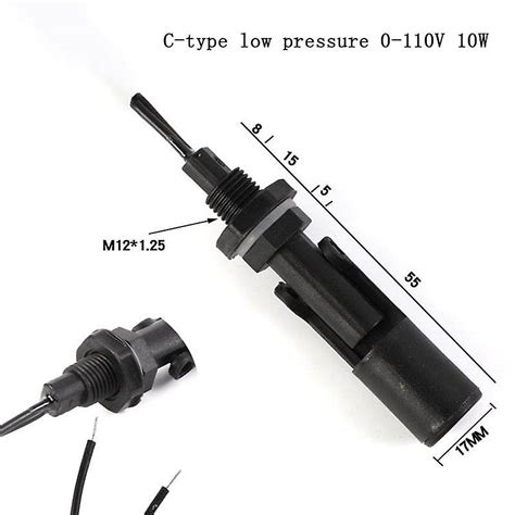 110v 220v Float Sensor Switch Side Mount Liquid Water Level Sensor Controller Automatic Water