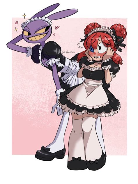 Jax And Ragatha Are Maids By Thepinkygurl2023 On Deviantart