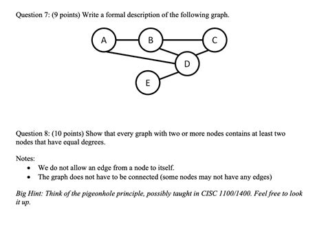 Solved Question 7 9 Points Write A Formal Description Of
