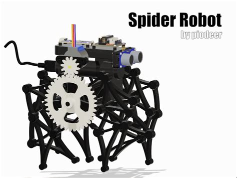 Spider Robot Remixed By Piodeer Makerworld Download Free 3d Models