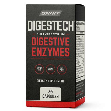 Onnit Digestech Full Spectrum Digestive Enzymes Dietary Supplement