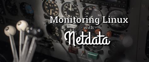 monitor linux with netdata fedora magazine