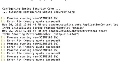 How To Solve Herokugrails Memory Issue Stack Overflow
