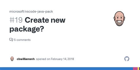 Create New Package Issue Microsoft Vscode Java Pack Github
