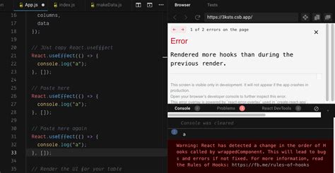 Rendered Fewer Hooks Than Expected With React Fast Refresh While Using Observer Issue