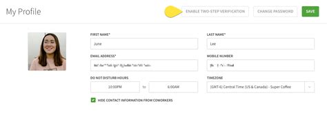 Enable Log In With Two Step Verification When I Work Help Center