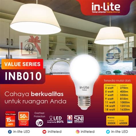 Lampu Led In Lite Value W W Garansi Tahun Lazada Indonesia