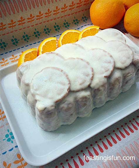 Glazed Orange Bundt Cake Feasting Is Fun