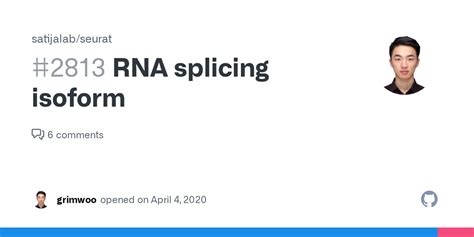 Rna Splicing Isoform · Issue 2813 · Satijalabseurat · Github