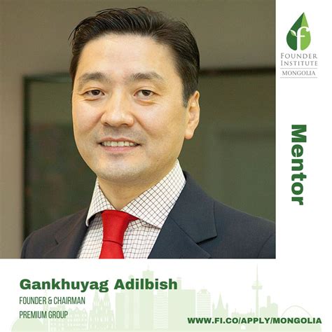Та бүхэнд Founder Institute ийн менторуудыг танилцуулж байна Премиум Группийн үүсгэн байгуулагч