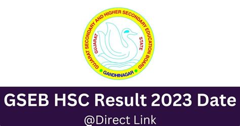 Gseb Hsc Result 2023 Check Dhoran 12 Result Arts Commerce Science Link