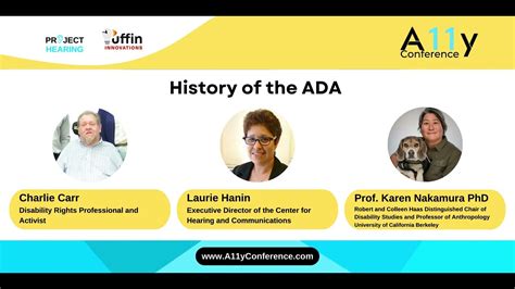 A11y Conference History Of The ADA Panel Conversation YouTube