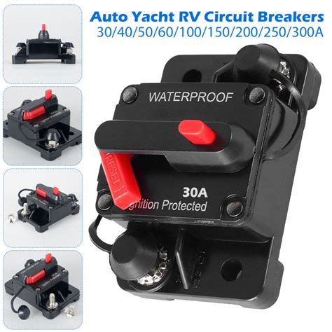 30a 300a Circuit Breaker Fuse Reset 12 48v Dc Manual Reset Inline Fuse