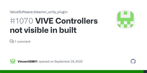Vive Controllers Not Visible In Built · Issue 1070 · Valvesoftware Steamvr Unity Plugin · Github
