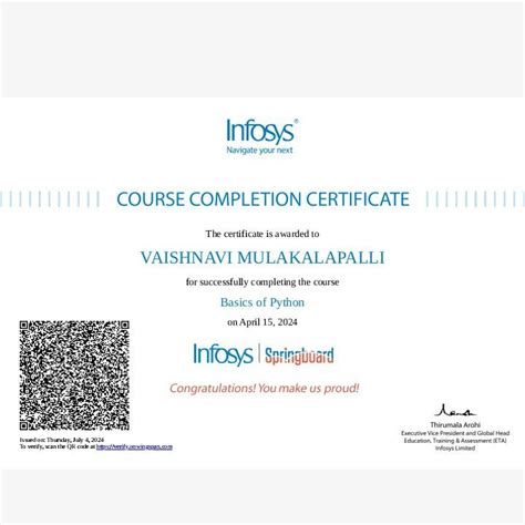 Vaishnavi Mulakalapalli On Linkedin Linkedin Infosys Infosysspringboard Basicsofpython