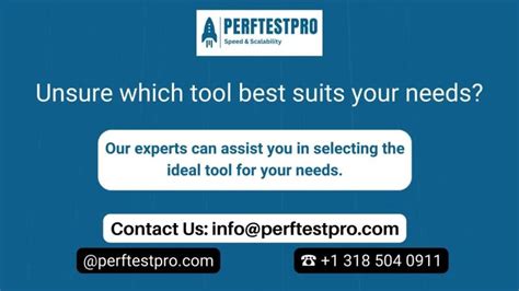 Choosing The Right Performance Testing Tool Let Our Experts Guide You Perftestpro