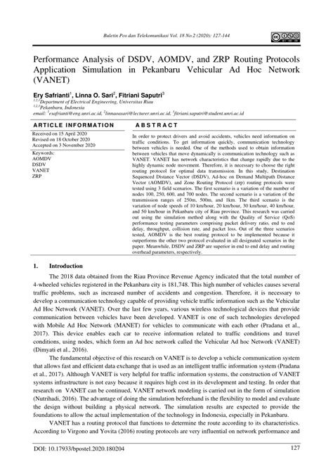 Pdf Performance Analysis Of Dsdv Aomdv And Zrp Routing Protocols