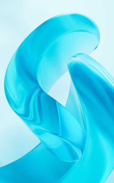 Premium Photo Abstract Curve Geometries Background D Rendering Digital Drawing