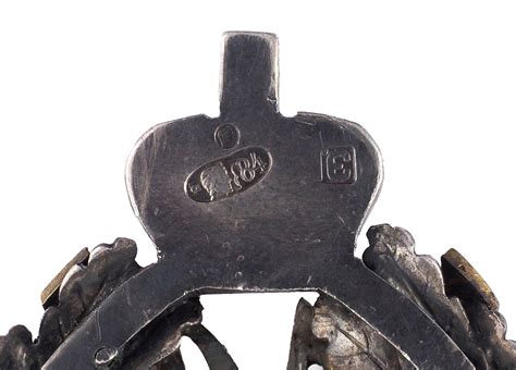 Знак офицерский Кинбурнского 7-го драгунского полка. Россия, 1910-е гг ...