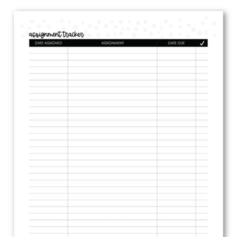 The Ultimate Guide To Using An Assignment Tracker For Maximum