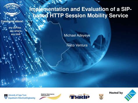 Ppt Implementation And Evaluation Of A Sip Based Session Mobility Service Powerpoint
