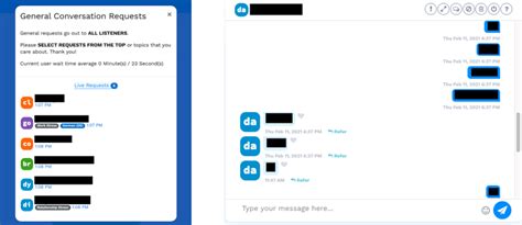 The 7 Cups General Queue Left Which Goes Out To All Listeners And Download Scientific