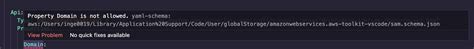 Sam Awsserverlessapi Property Domain Is Not Allowed · Issue 2467 · Awsaws Toolkit