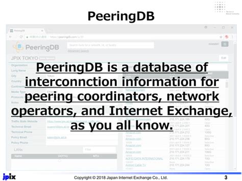 Peering Db Frontend Translation Project Ppt