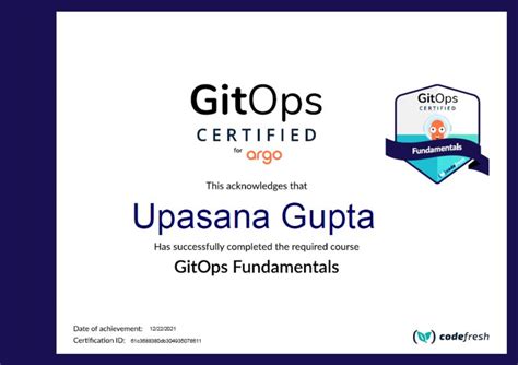 upasana gupta on linkedin gitopsfundamentals certified gitops