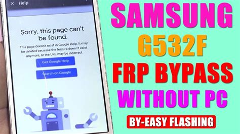 Samsung G532f Frp Bypass Talkback Not Working New Trick Youtube