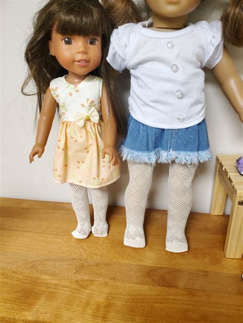 Tights For Wellie Wisher Or Any 145 Doll Etsy