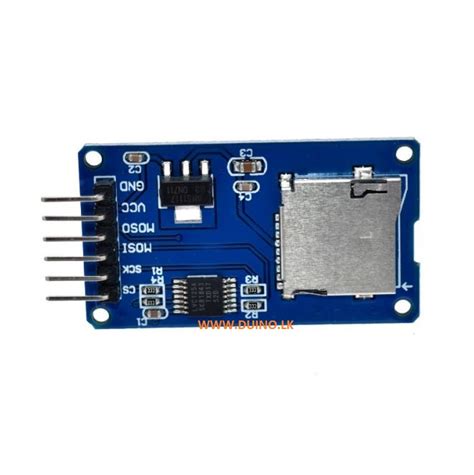 Micro Sd Tf Card Reader Module With Spi Interface Duinolk The