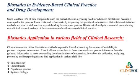 Role Of Biostatistics In Clinical Trials Pptx