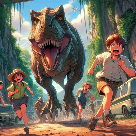 Jurassic Park Anime By Godzillamillenium1 On Deviantart