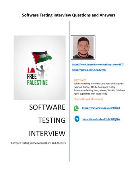 Software Testing Interview Questions And Answers Pdf Method